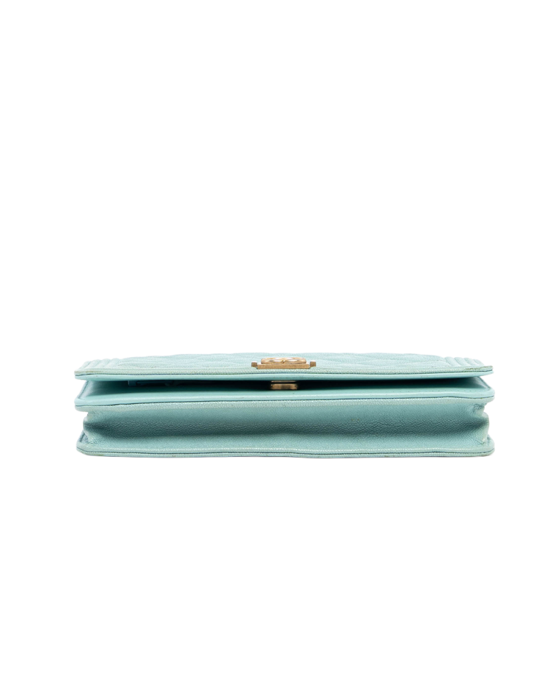 CHANEL BOY WOC GREEN CAVIAR GHW - Bagnifique Official Site ศูนย์รวม ...
